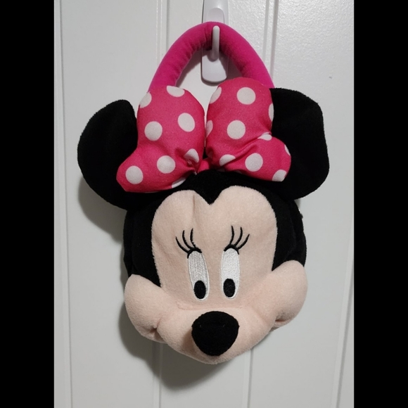 Disney | Accessories | Disney Minnie Mouse Purse 3d Head Soft Plush ...